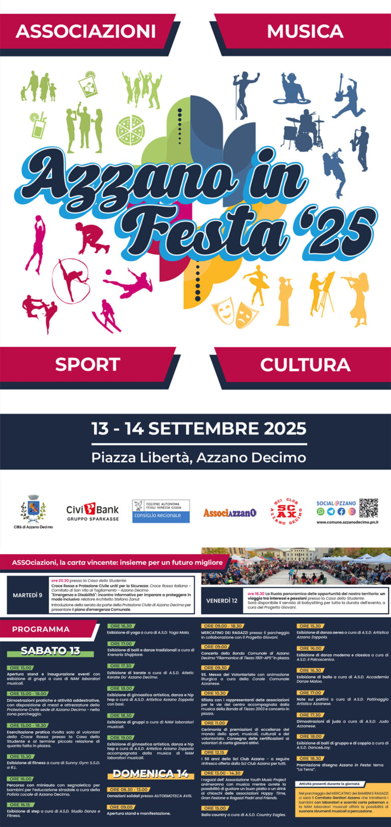 Azzano Decimo (PN) - Azzano in Festa - Sagre in Friuli Venezia Giulia | Curato da UOLLI